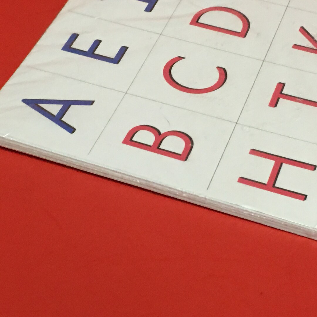 Pink Series Montessori - MOVEABLE LETTERS - 14 Laminated Sheets - Etsy