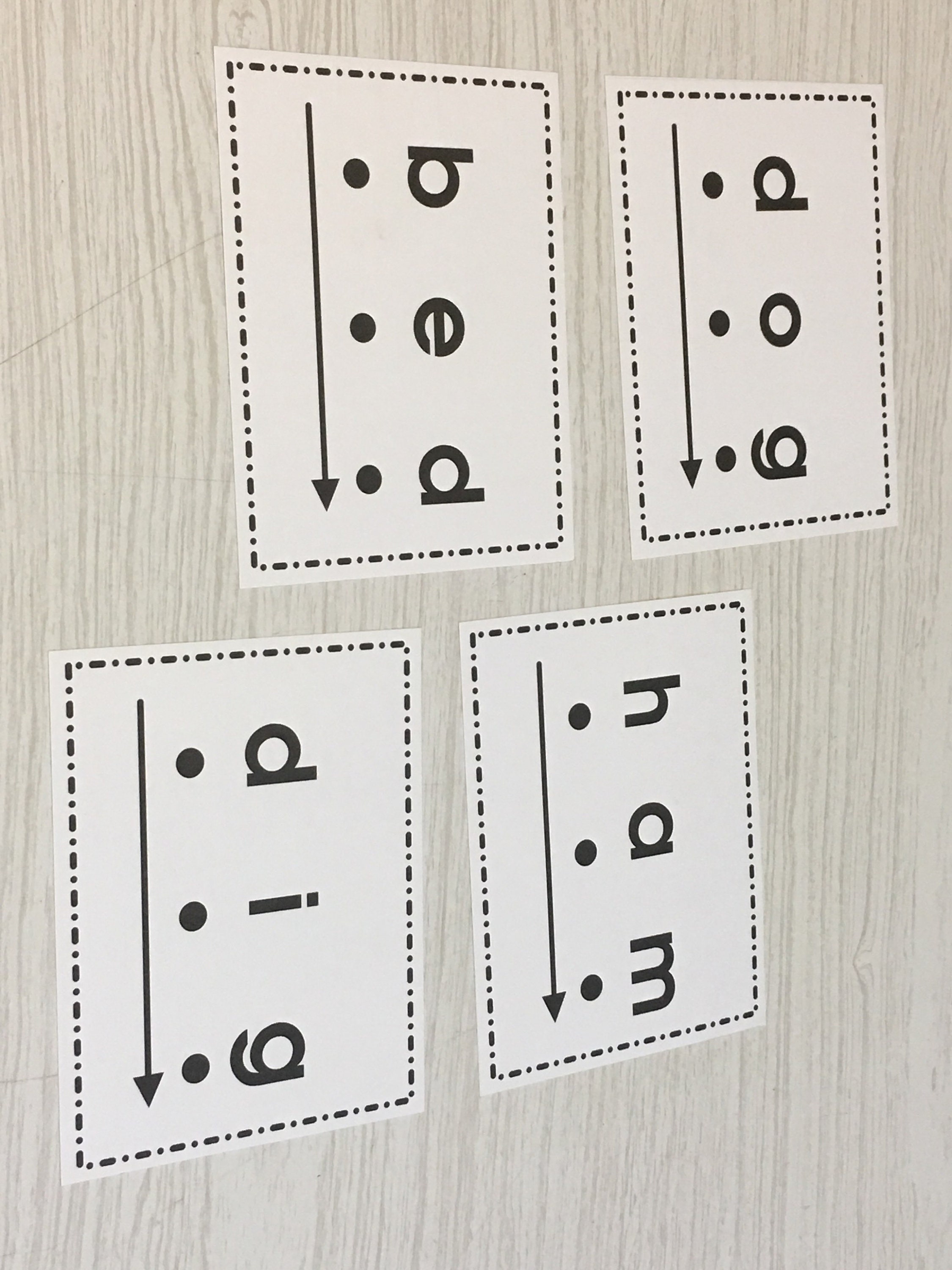 CVC Word Blending Cards Cards for Learning Center 52 Clothes Pin Cards ...