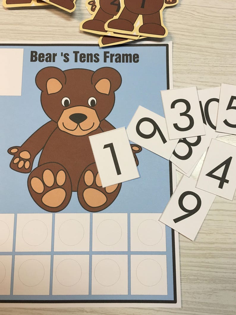 INSTANT DOWNLOAD Bears Themed Activities Package for Learning Centers ...