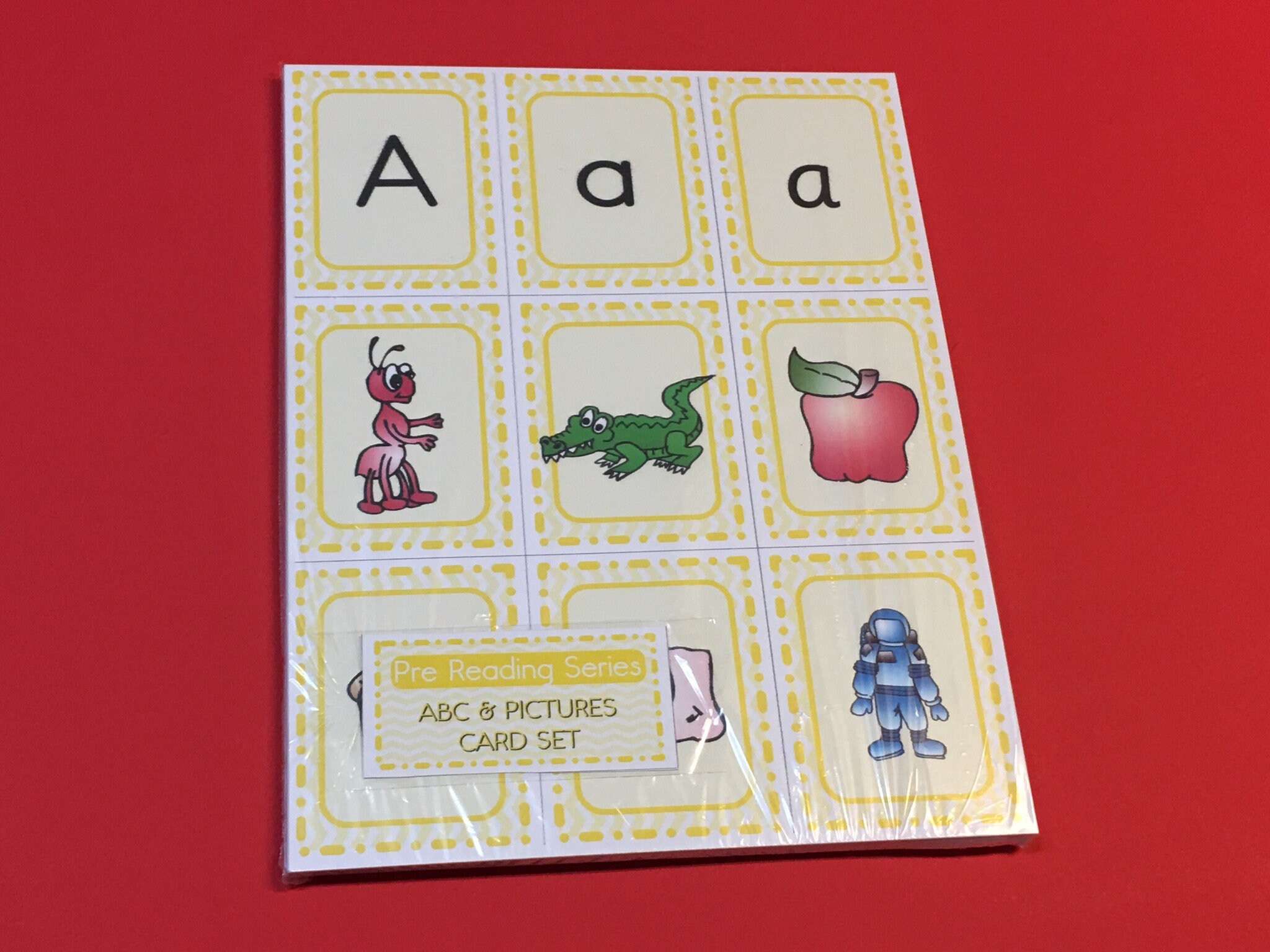 ABC & PICTURES CARDS - Pre-reading Series - Montessori Materials for ...