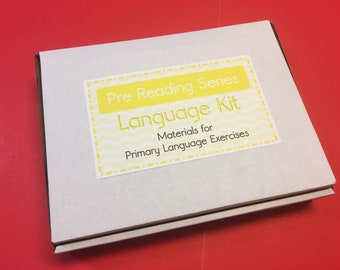Pre Reading Series Language Kit Montessori Materials | Etsy