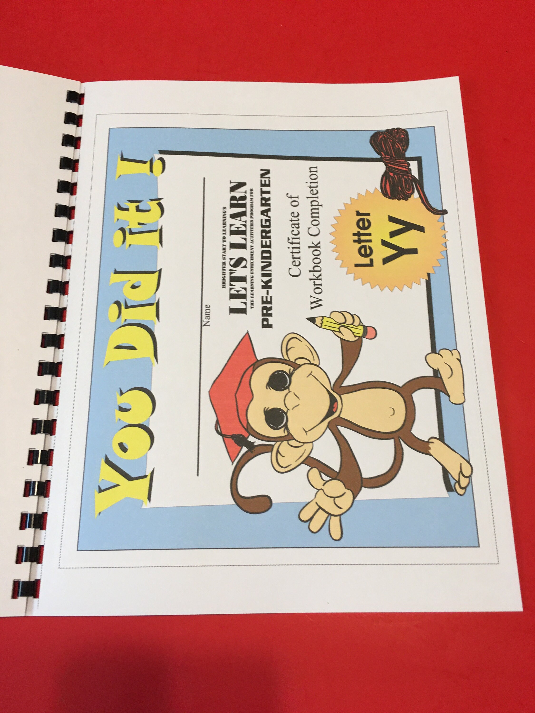 Preschool Worksheets BSTL Lets Learn Letter Yy Work Booklet Perfect for ...