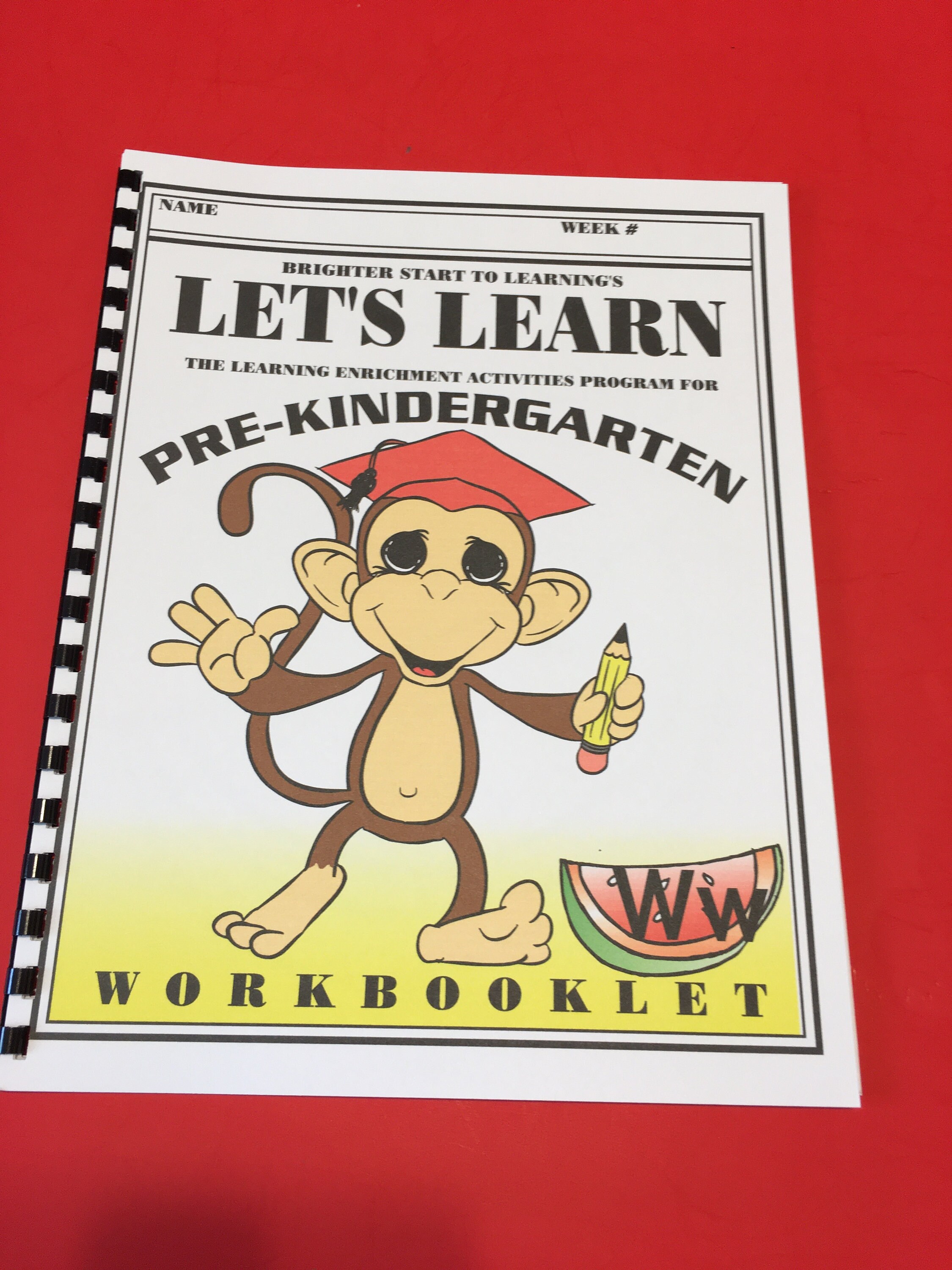 Preschool Worksheets BSTL - Let’s Learn - Letter Ww - Work Booklet ...
