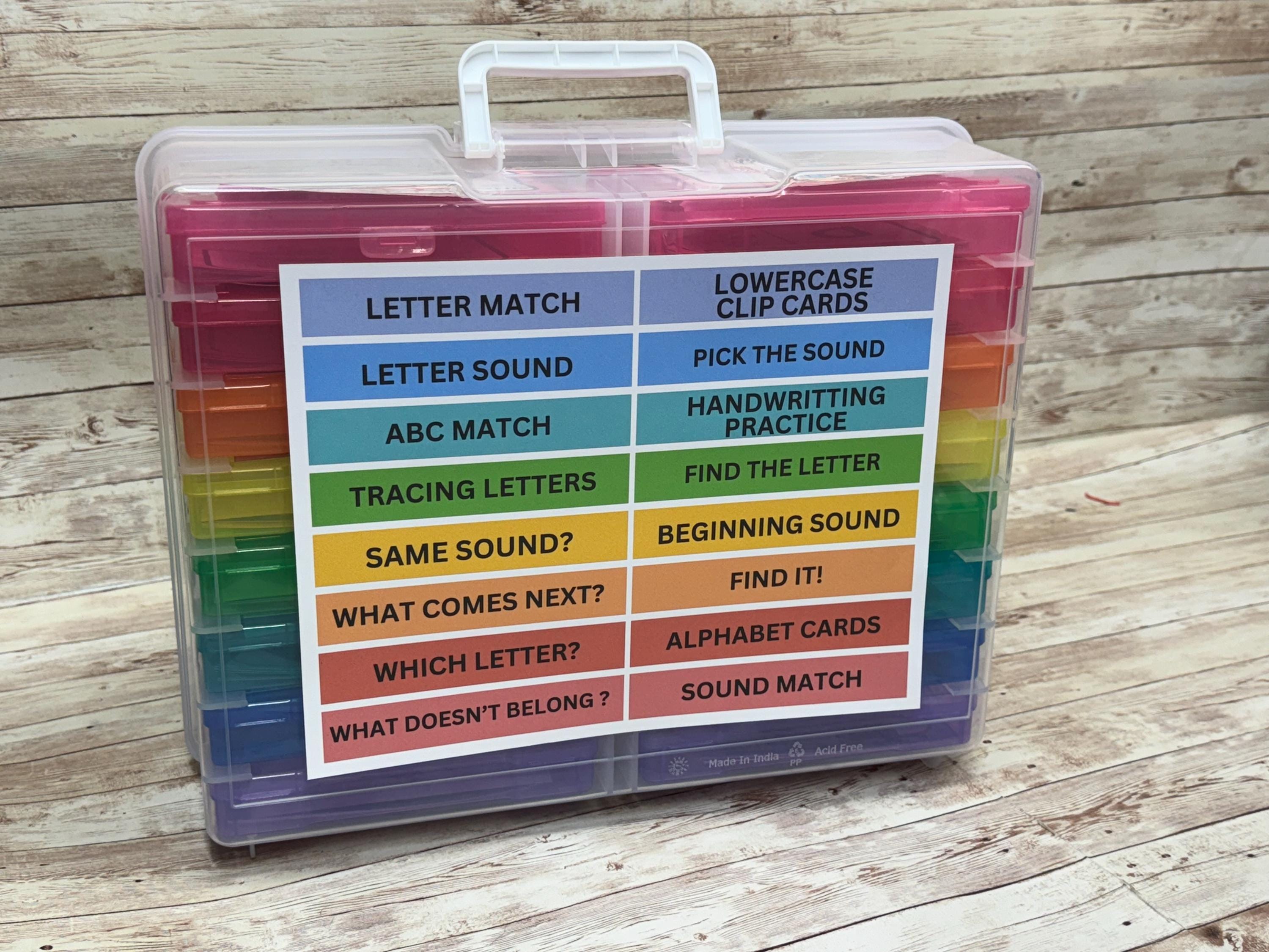 Phonics - 16 Task Box Activity Sets With Carrying Case - Letters and ...