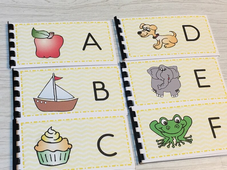 Pre-reading Series - 26 Alphabet Booklets- Montessori Material for ...