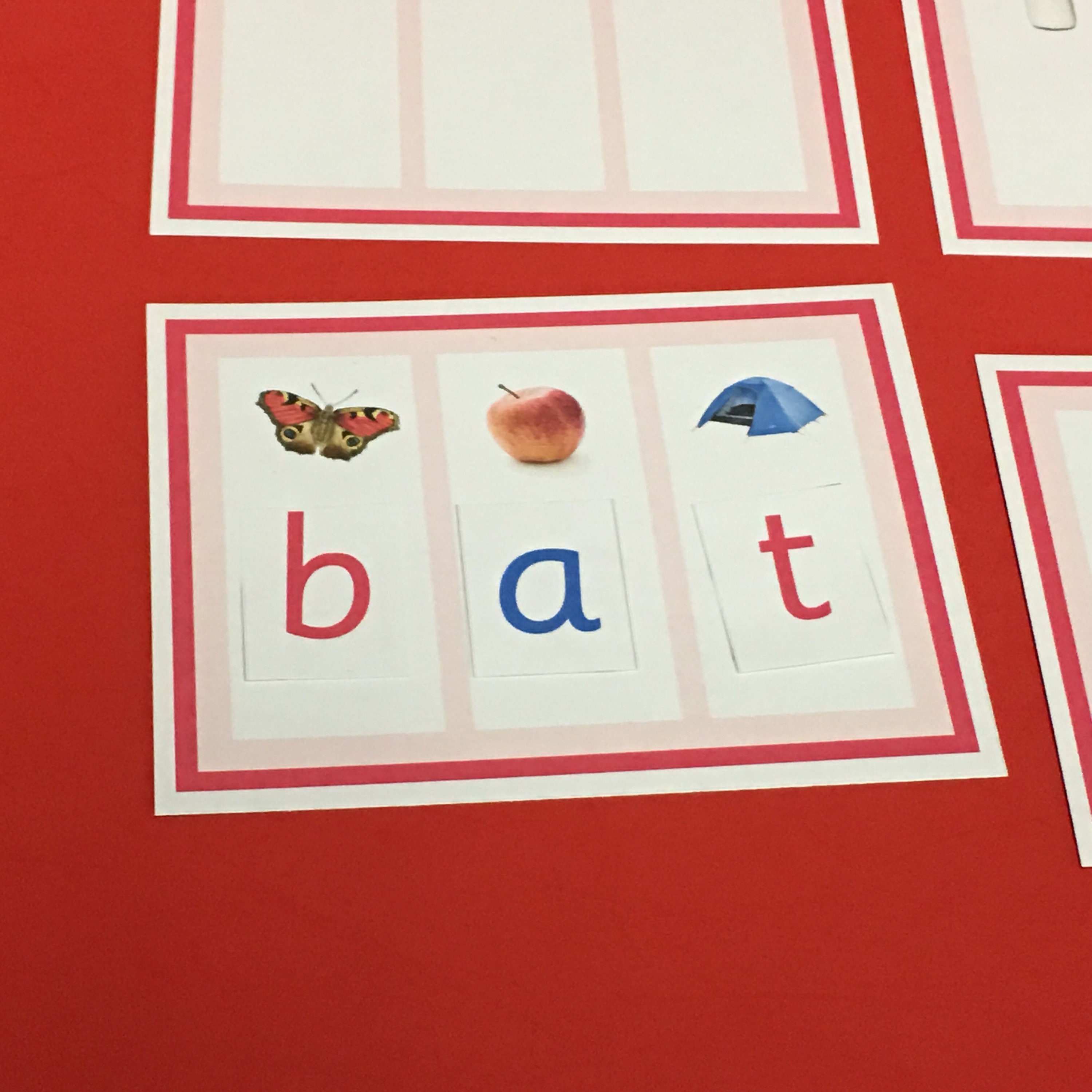 Pink Series Montessori CVC LETTER & SOUND 40 Laminated - Etsy