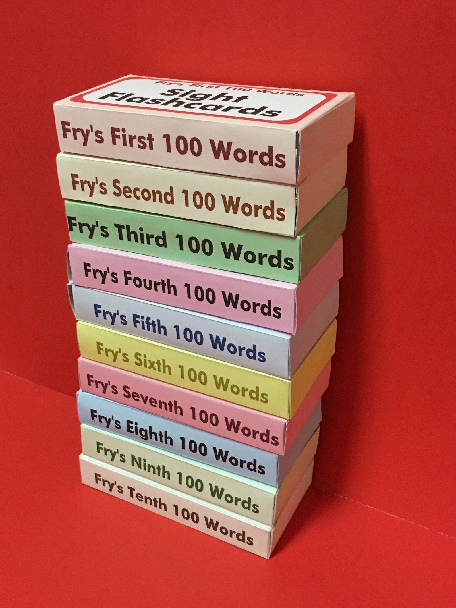 Fry's 1000 Sight Words Set - Reading - Sight Word Flash Cards - 1000 ...