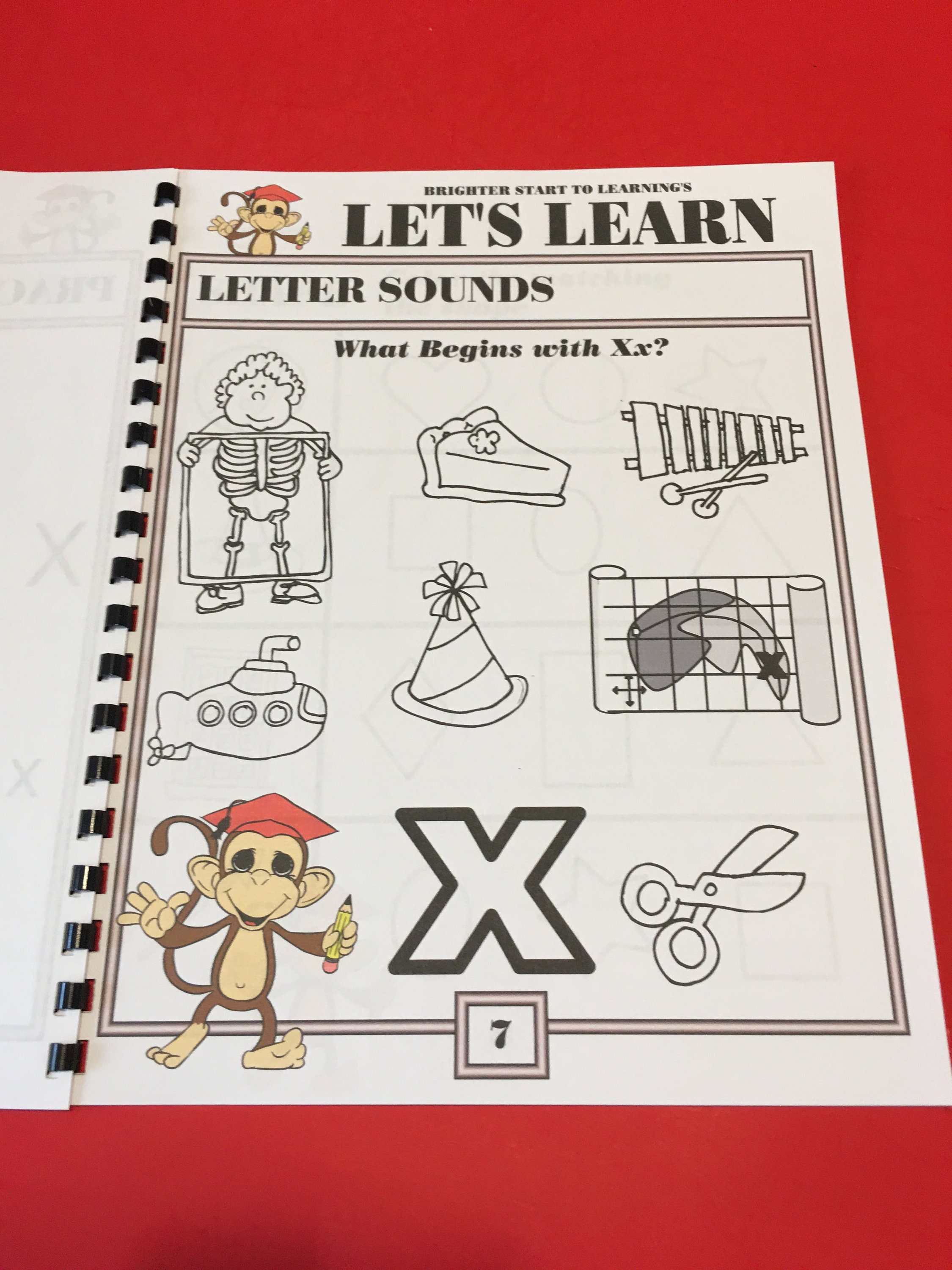 Preschool Worksheets BSTL Lets Learn Letter Xx Work Booklet Perfect for ...