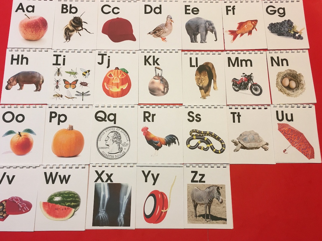 26 Alphabet Picture Flip Booklets (A to Z ) Complete Set - Homeschool ...