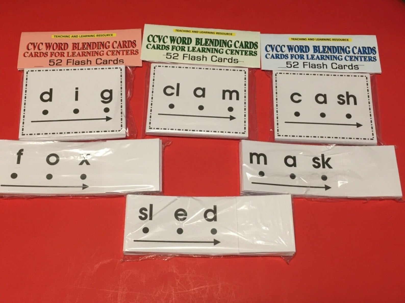 CVC, CCVC, CVCC Reading Activity Bundle - Reading Manipulative - Etsy