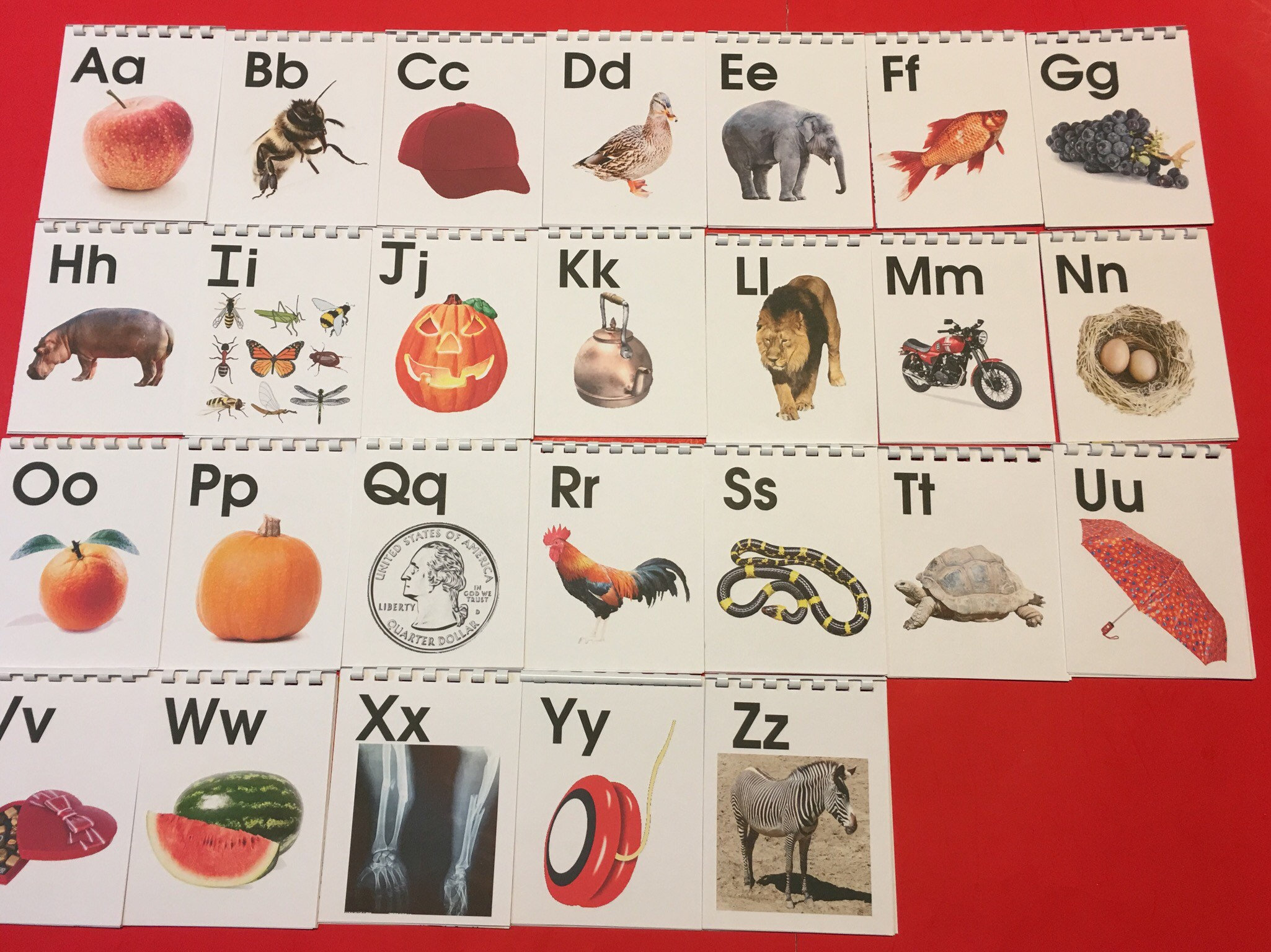 26 Alphabet Picture Flip Booklets (A to Z ) Complete Set - Homeschool ...