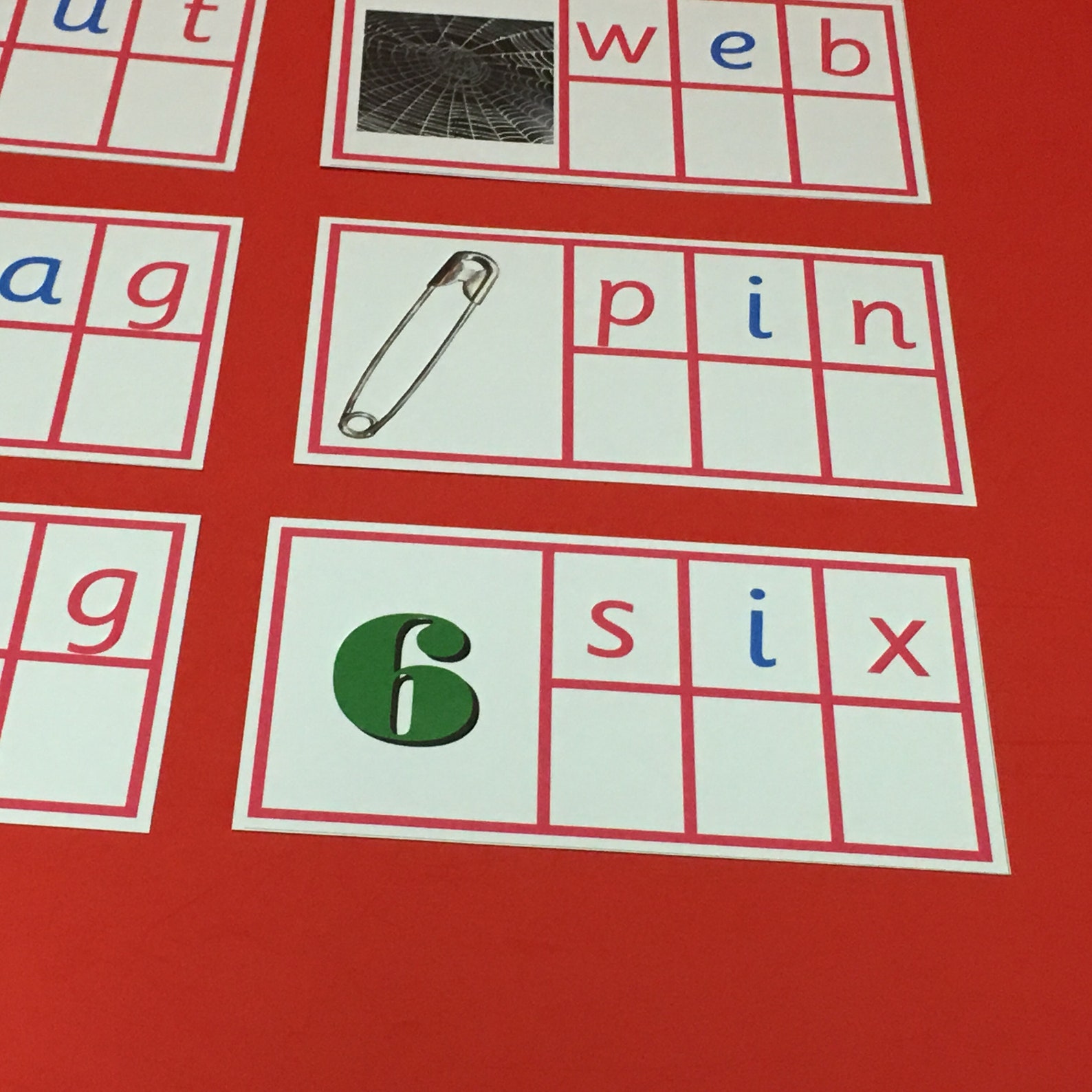 Pink Series Montessori - CVC WORD CARDS - 45 Laminated Cards - Etsy