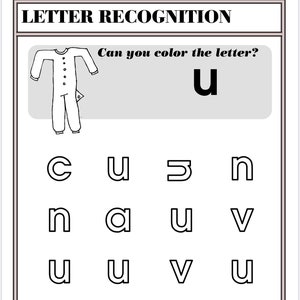 INSTANT DOWNLOAD - BSTL - Let’s Learn - Letter Uu - Work Booklet ...