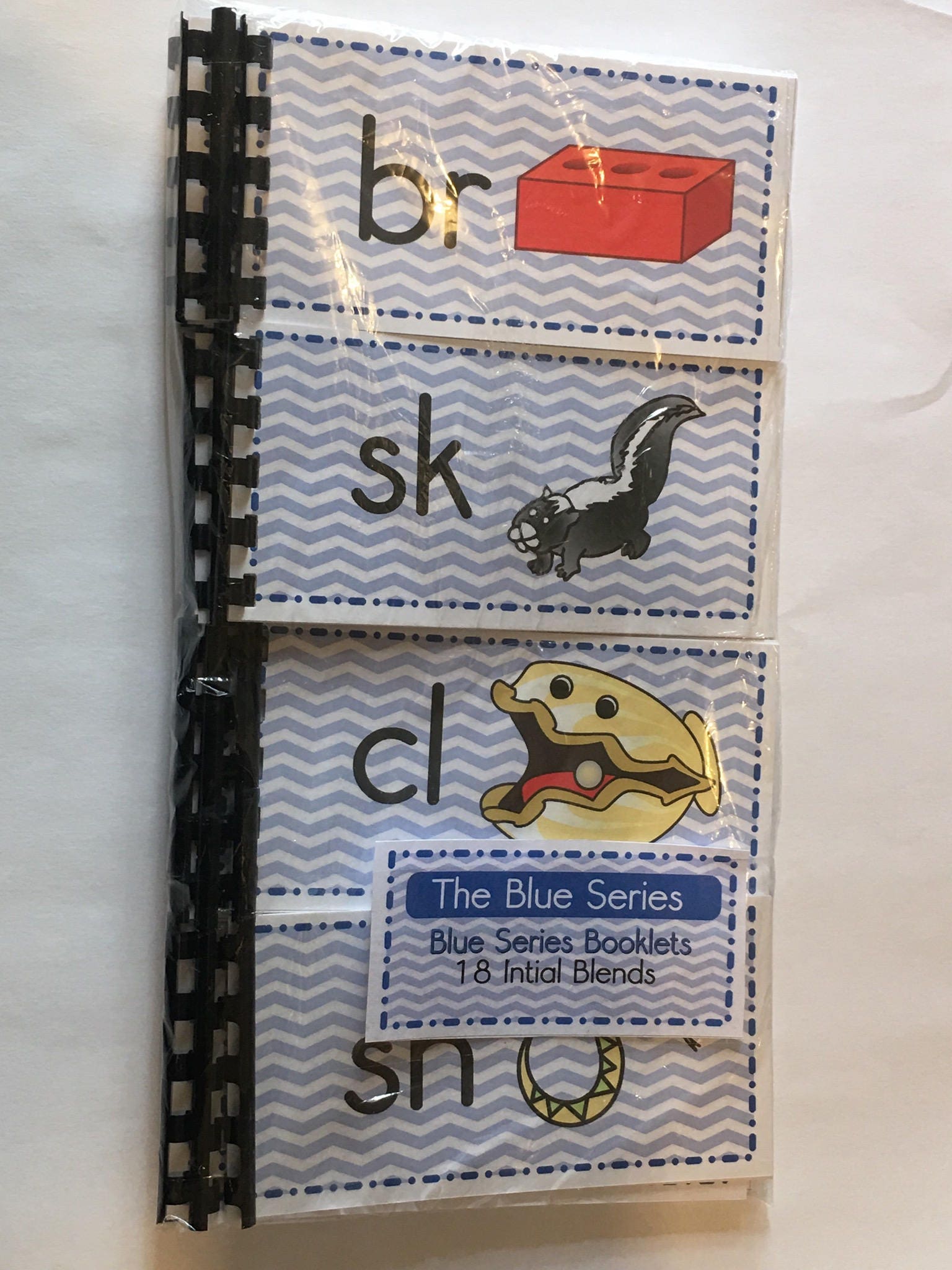The Blue Series - 18 Beginning Consonant Blends Booklets - Montessori ...