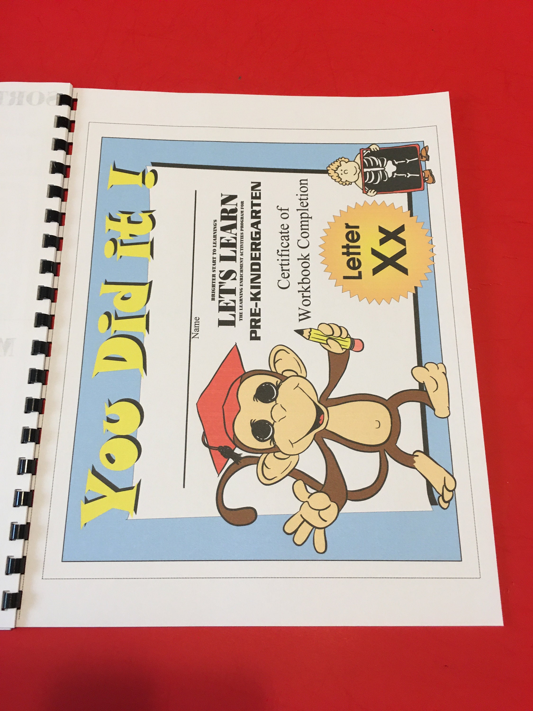 Preschool Worksheets BSTL Lets Learn Letter Xx Work Booklet Perfect for ...