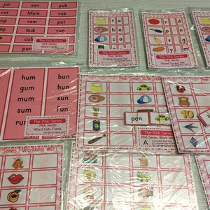 The Pink Series Language Kit Montessori Material for Primary Language ...