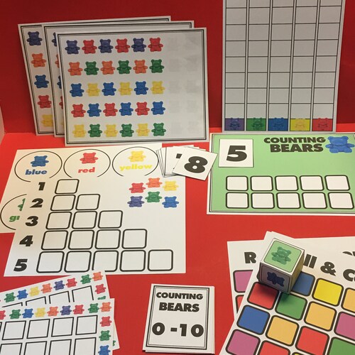 Count and Clip BUNDLE 2 Clothespin Number Cards Nature | Etsy