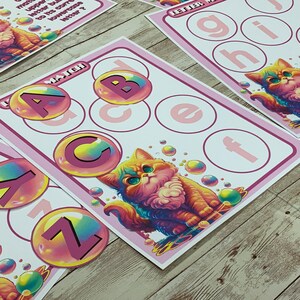 Preschool Learning Games - Pretty Kitty Cat Bubble Match | Uppercase ...