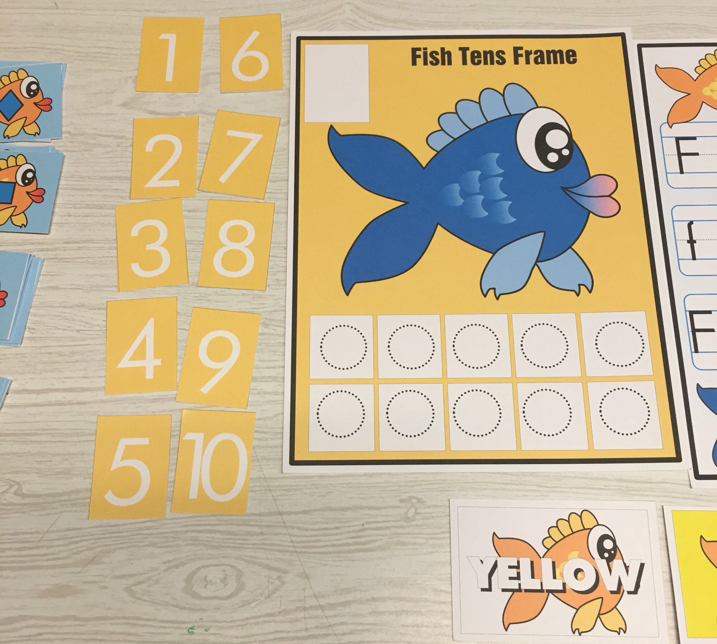 INSTANT DOWNLOAD - Fish - Themed Activities Package for Learning ...
