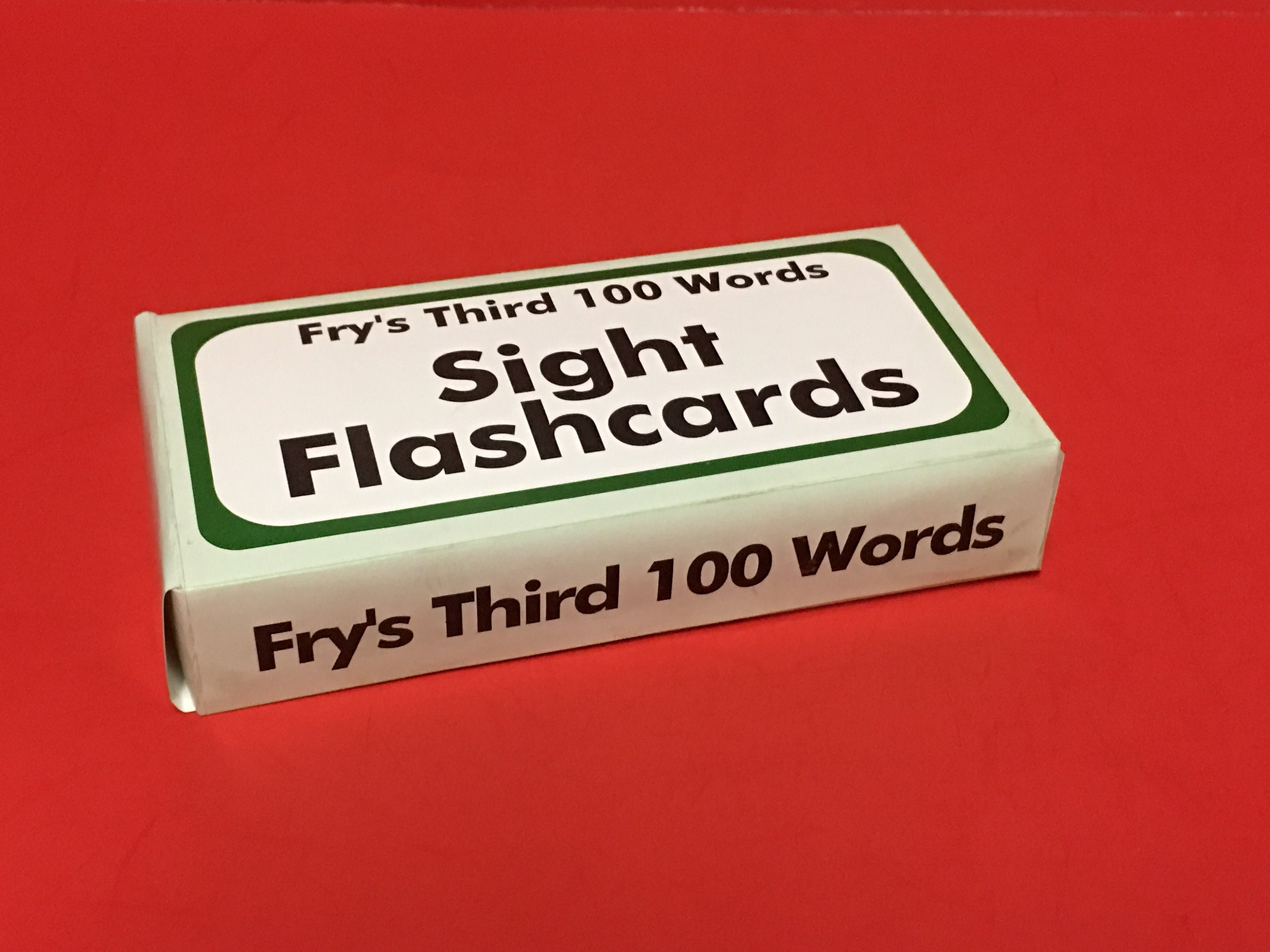 100 Flashcards - Fry”s Sight Words - 3rd Hundred Words Flash Cards ...