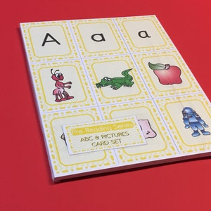 ABC & PICTURES CARDS - Pre-reading Series - Montessori Materials for ...