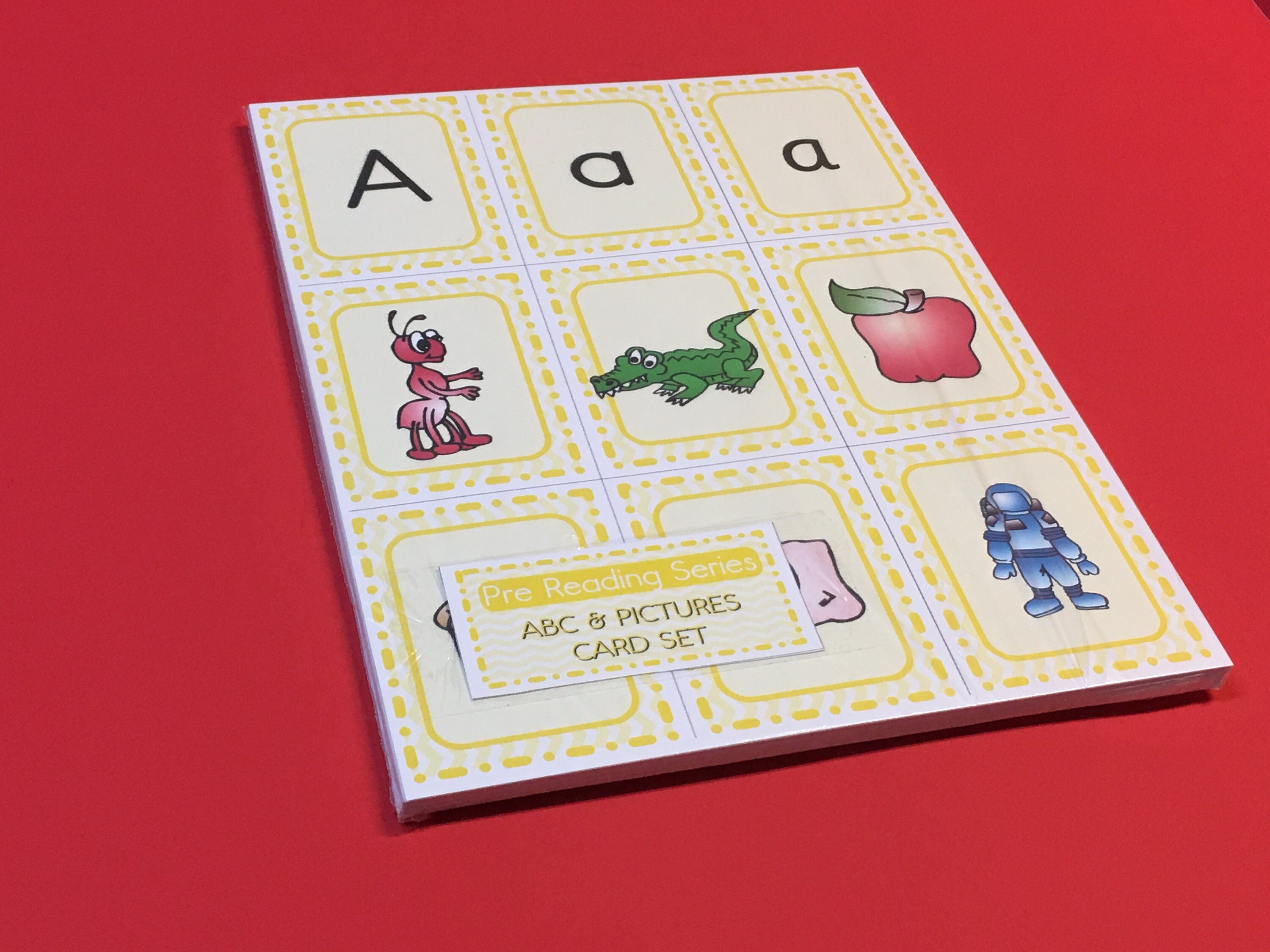 ABC & PICTURES CARDS - Pre-reading Series - Montessori Materials for ...