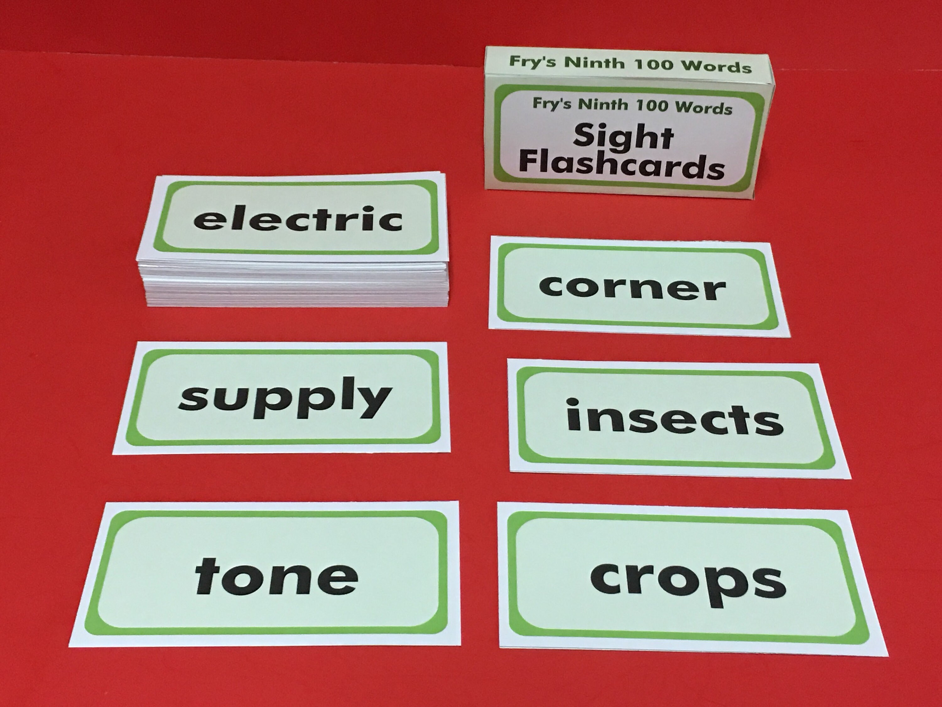 Fry's 1000 Sight Words Set Reading Sight Word Flash - Etsy
