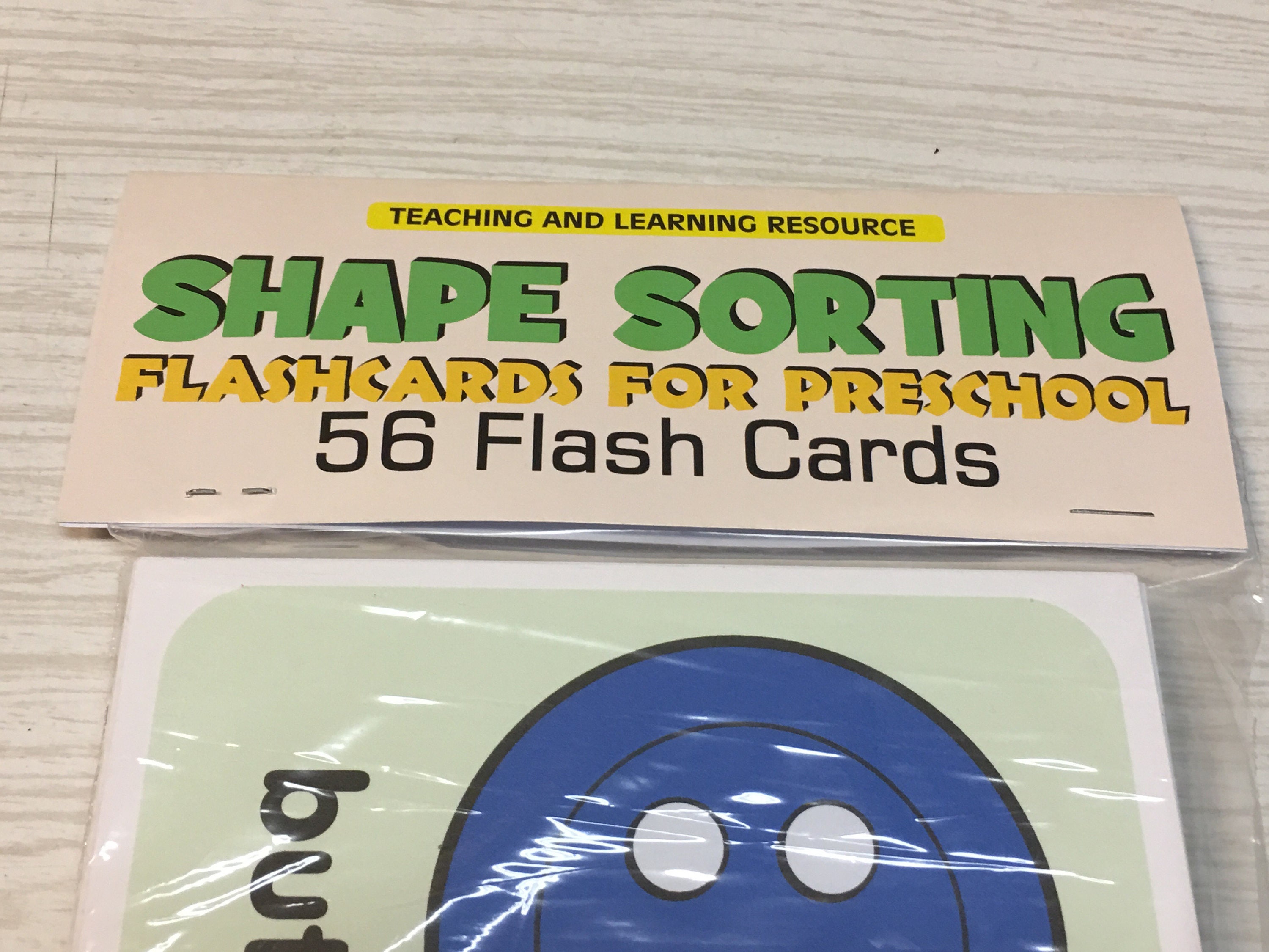 Shape Sorting - Flash Cards for Preschool - 52 Flash Cards - Activity ...