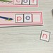 The Pink Series - Picture Strips With Movable Letters - Montessori ...