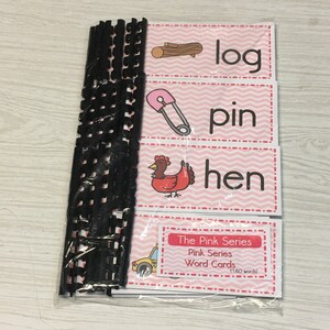 The Pink Series - 24 CVC Word Families Booklets - LAMINATED ...