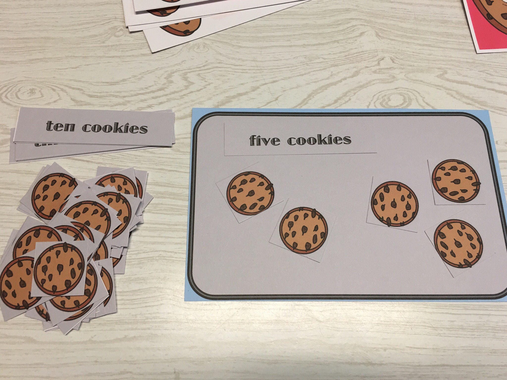 Cookies Themed Activities Package for Learning Centers Perfect for ...