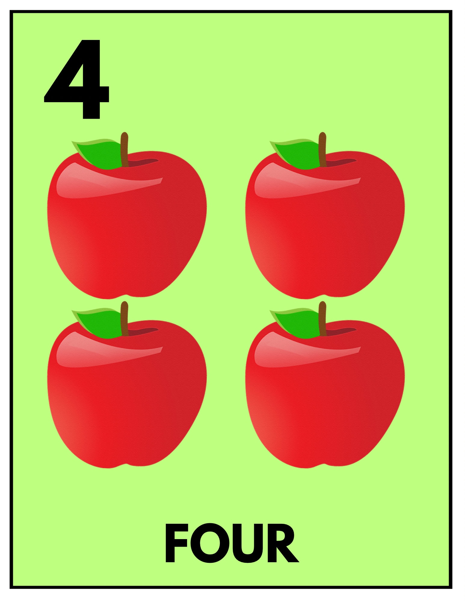 20 Printable Numbers Posters for Numbers 1-20. Wall Charts Classroom ...