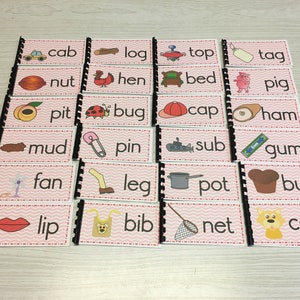 The Pink, Blue & Green Series COMPLETE - 102 Word Booklets - Montessori ...