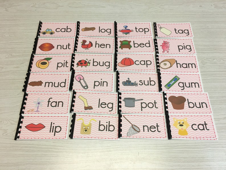 The Pink, Blue & Green Series COMPLETE - 102 Word Booklets - Montessori ...