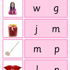 PINK SERIES Montessori Activity Vowel Sounds Educational - Etsy