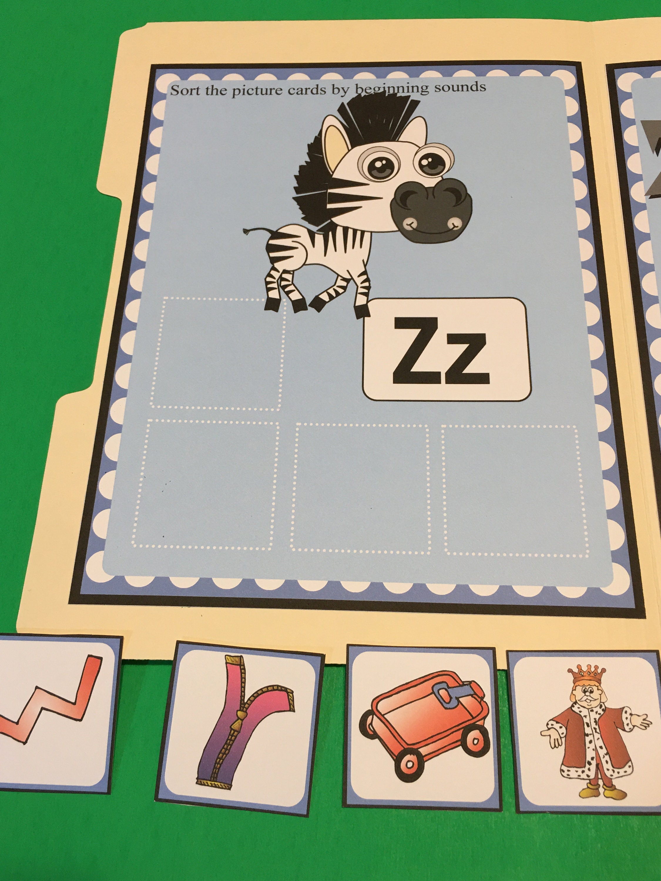 26 Letters File Folder Kits - Activity Set for Learning Centers ...