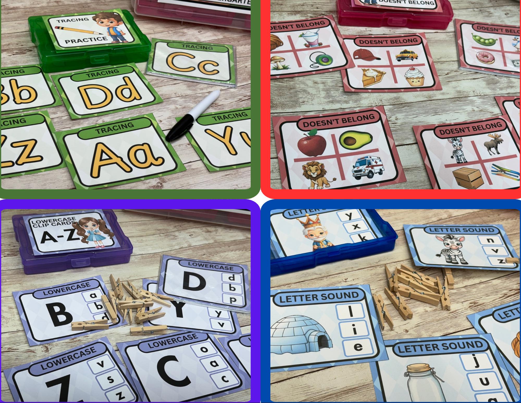 Phonics - 16 Task Box Activity Sets With Carrying Case - Letters and ...