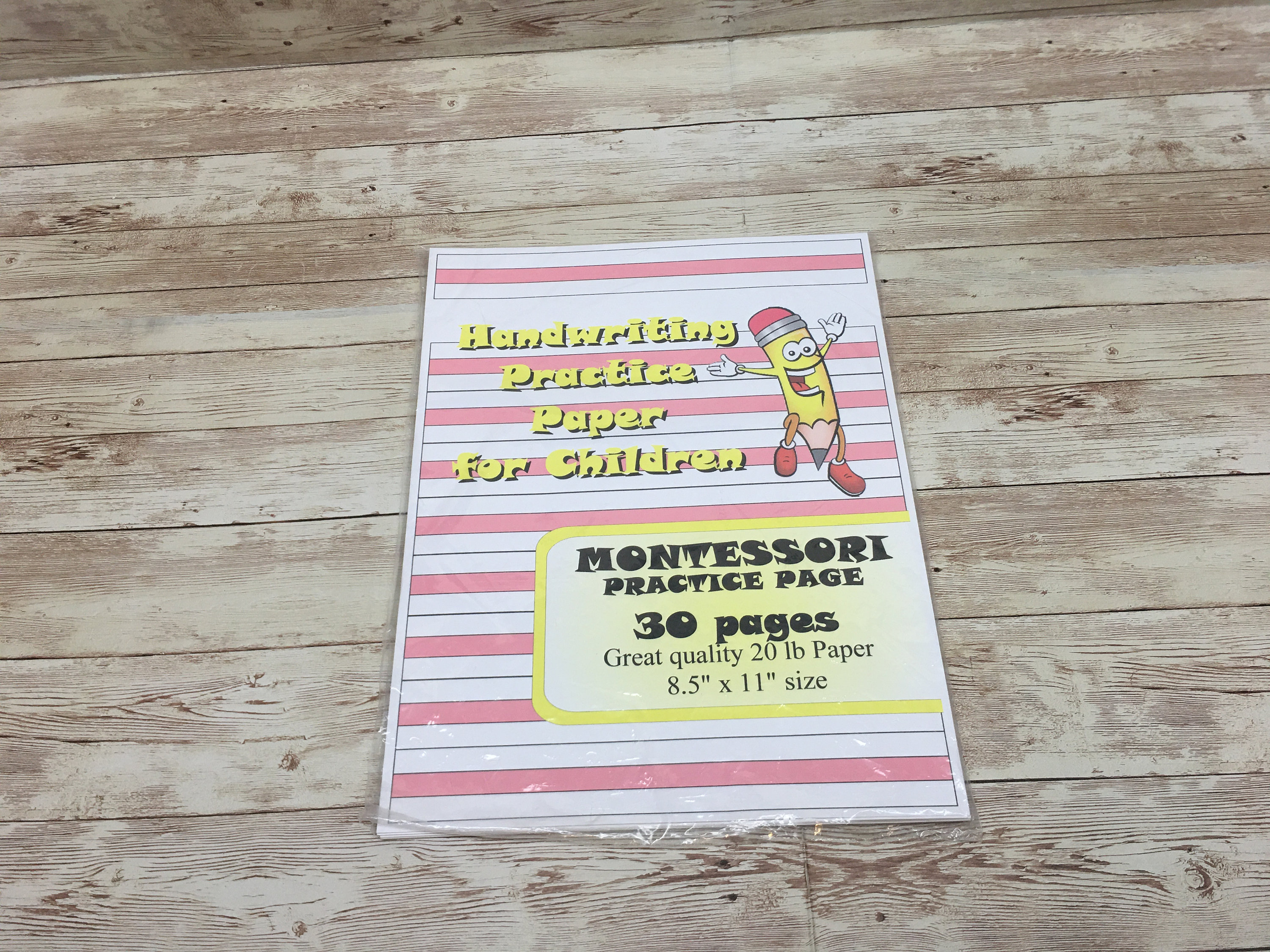 Montessori Practice Page - Handwriting Paper for Children - Etsy