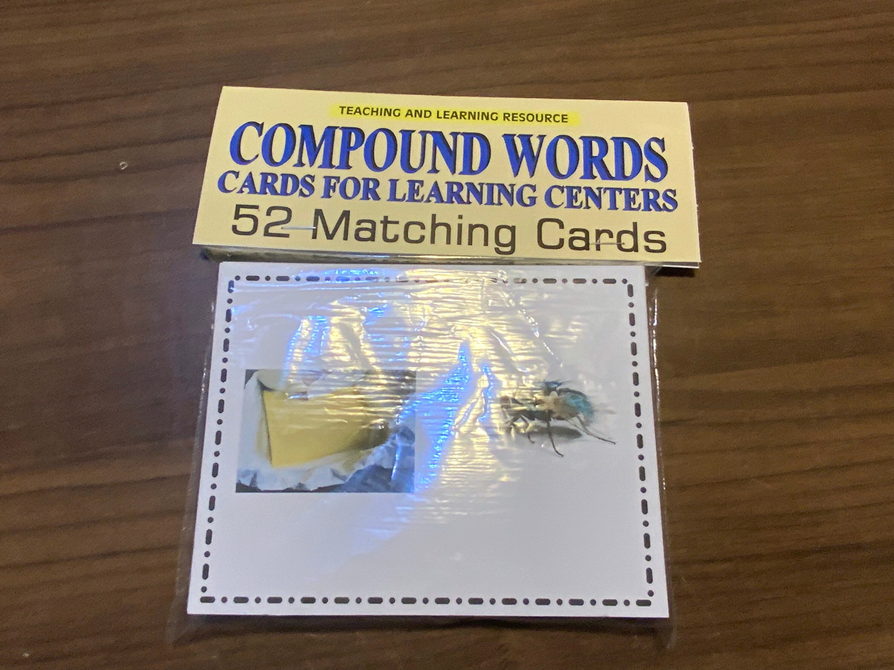 Compound Words - Cards for Learning Center - Two Part Cards - Activity ...