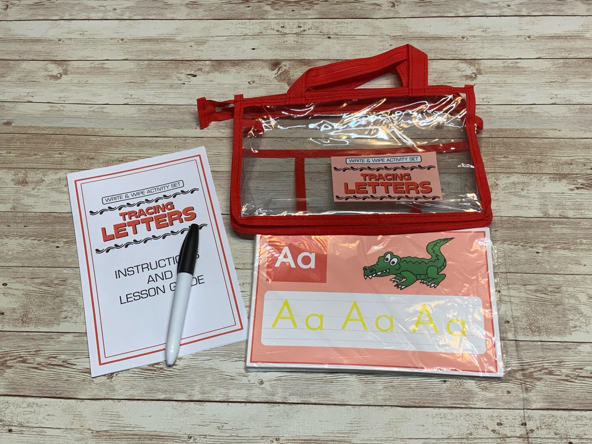 2 Write & Wipe Activity Sets - Tracing Letters and Numbers - Etsy