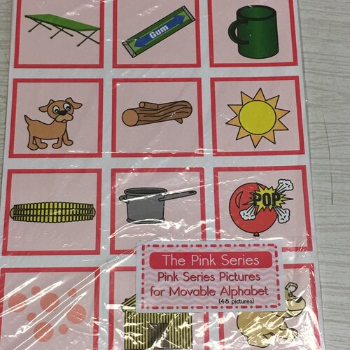 Montessori Pink Language Series Sentence Matching - Etsy