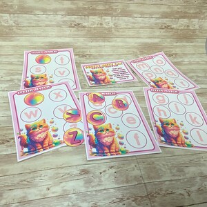 Preschool Learning Games - Pretty Kitty Cat Bubble Match | Uppercase ...