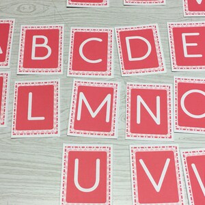 The Pink Series - Big Alphabet Cards ( 56 Card Deck ) - Montessori ...