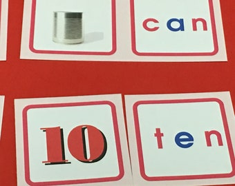 Montessori Cvc Cards - Etsy