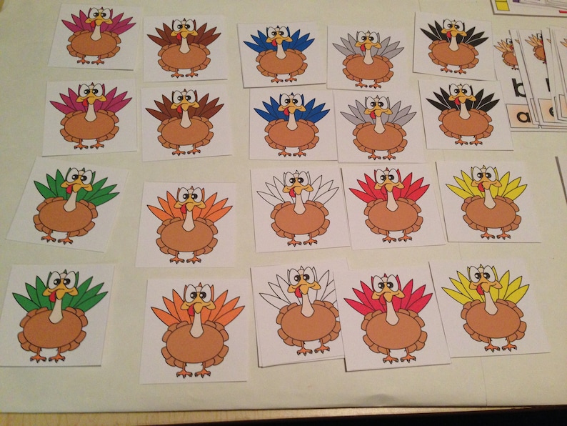 Turkeys Themed Activities Package for Learning Centers Perfect for ...