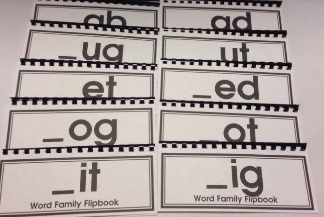 82 Word Family Flip Books Digital Download PDF 325 Pages - Etsy