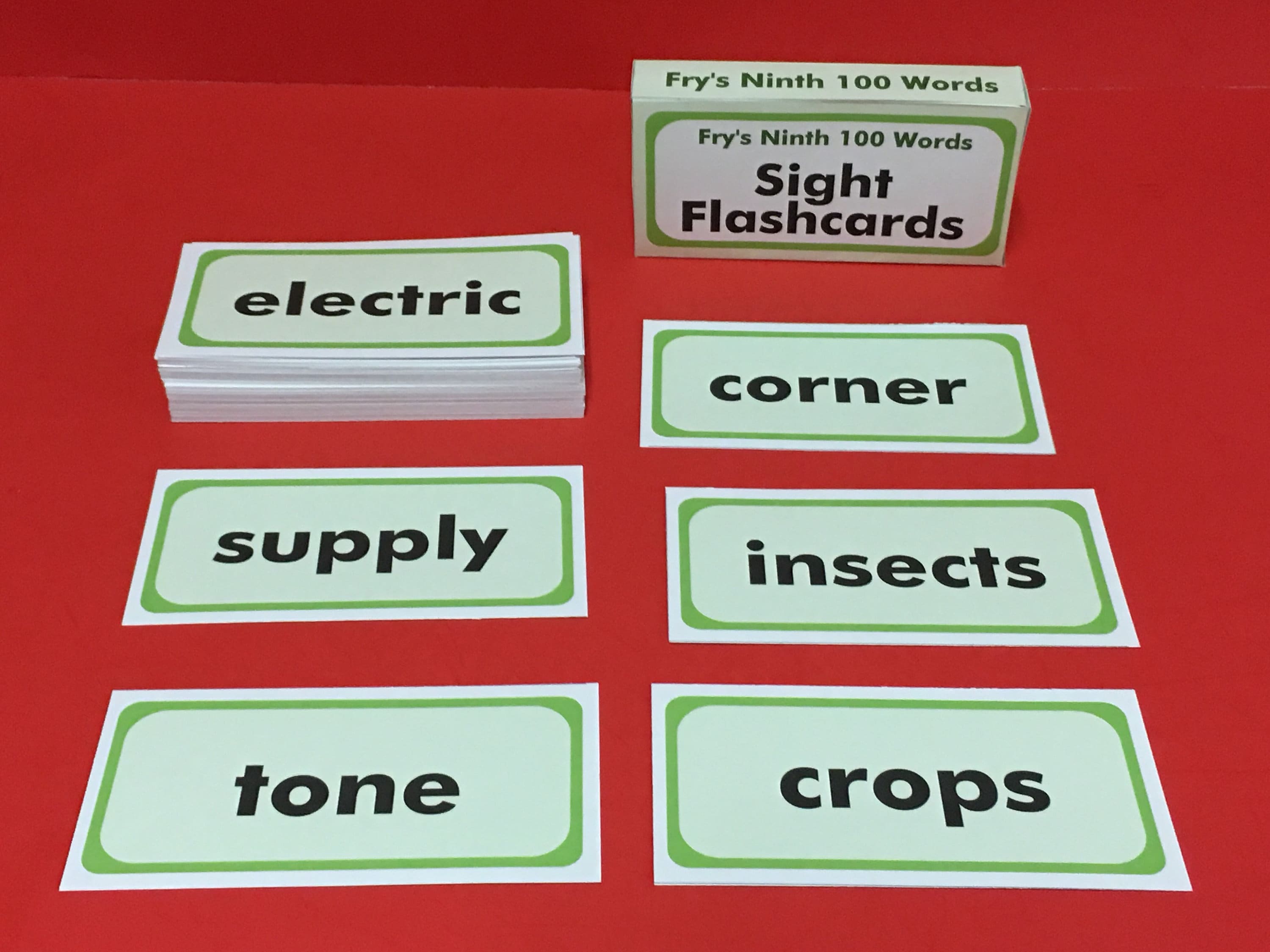 Fry's 1000 Sight Words Set Reading Sight Word Flash - Etsy