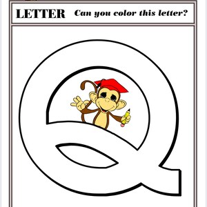 INSTANT DOWNLOAD - BSTL - Let’s Learn - Letter Qq - Work Booklet ...