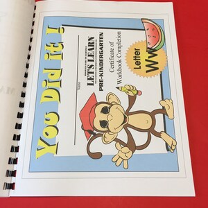 Preschool Worksheets BSTL Lets Learn Letter Ww Work Booklet Perfect for ...