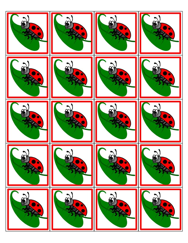 INSTANT DOWNLOAD - Ladybug Spring Count Activity Kit 1-10 - Perfect for ...